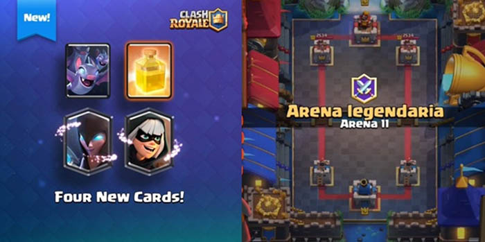 La nueva arena legendaria en Clash Royale: Arena 11 de 3800 trofeos